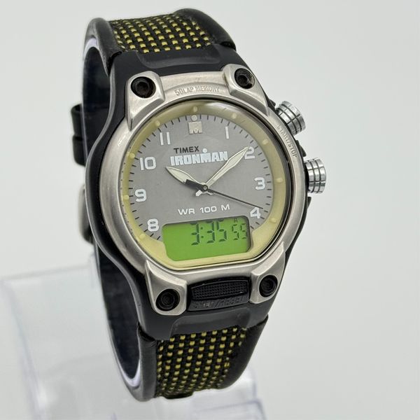 2005 Men's TIMEX Ironman Analog-Digital Watch, Alarm, Indiglo ...