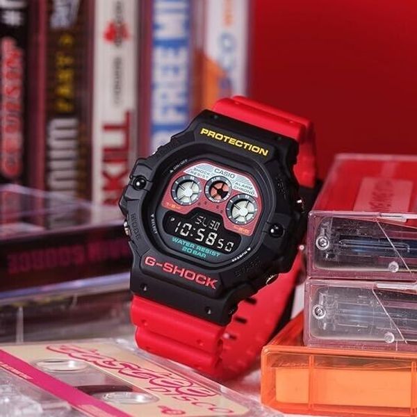 [Casio] G-Shock Watch Mix Tape series DW-5900MT-1A4JF Men's Red New ...