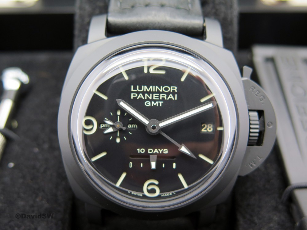 FS: Panerai PAM 335 1950 LUMINOR 10 DAYS AUTOMATIC GMT-CERMAIC-P SERIES ...