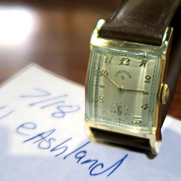 [WTS] Vintage Rectangular Lord Elgin Watch from the 1950s 21 Jewel ...