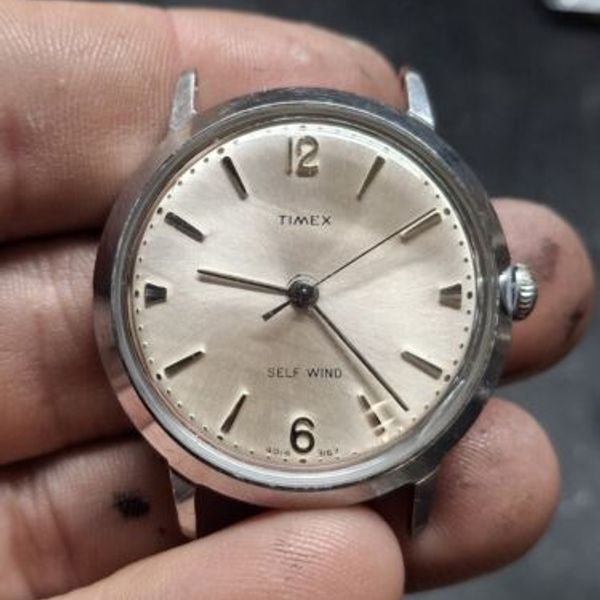 Timex Viscount 1967 Mens Vintage 1960s Automatic Self Wind Watch ...