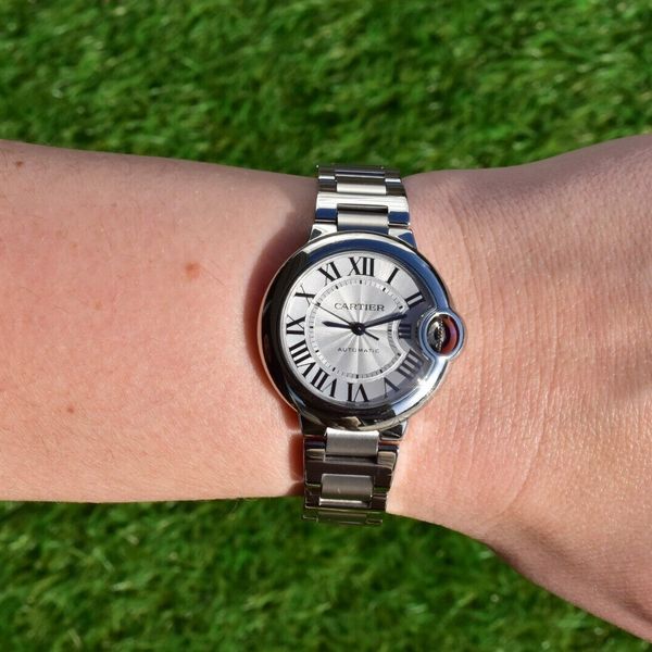 Cartier Ballon Bleu 33mm Stainless Steel Automatic WSBB0044 Full Set ...