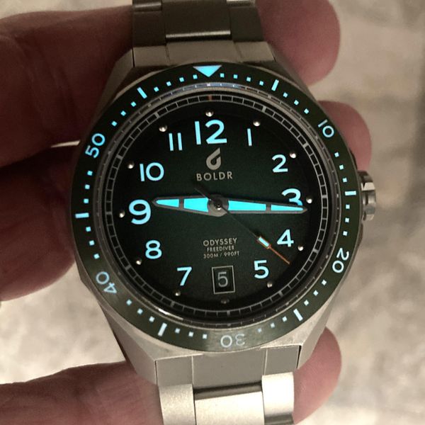 [WTS] BOLDR Odyssey Free Diver, Green, All Kit | WatchCharts Marketplace