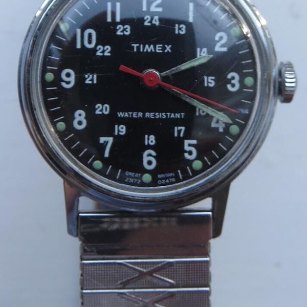 Timex Sprite Watch - Manual Wind - Black Dial - 1976 | WatchCharts ...