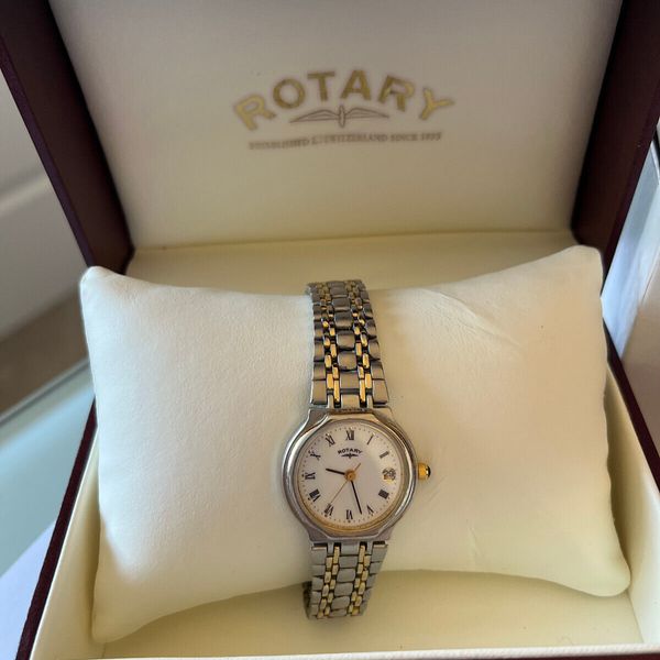 Rotary Ladies Gold and Silver Metal Watch | WatchCharts Marketplace