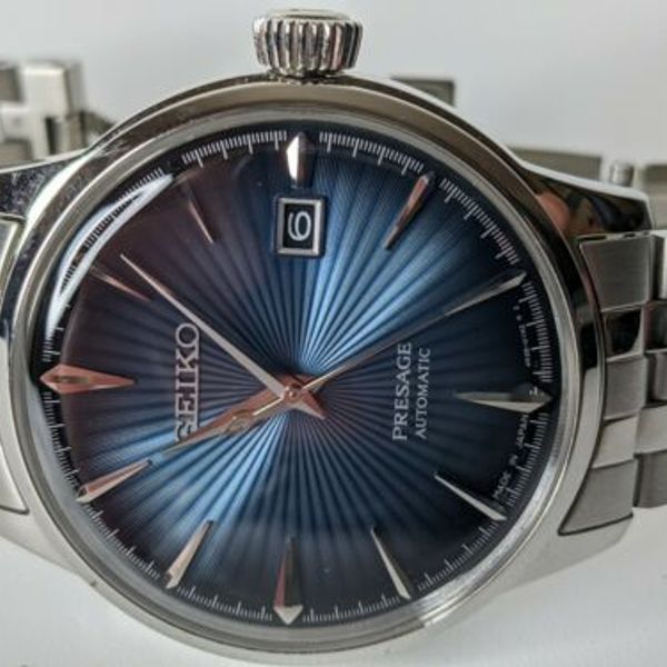 Seiko Presage Blue Moon Watch Automatic SRPB41 40.5mm | WatchCharts