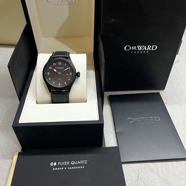 Christopher Ward C8 Aviation Flyer Quartz Men's Watch | WatchCharts ...