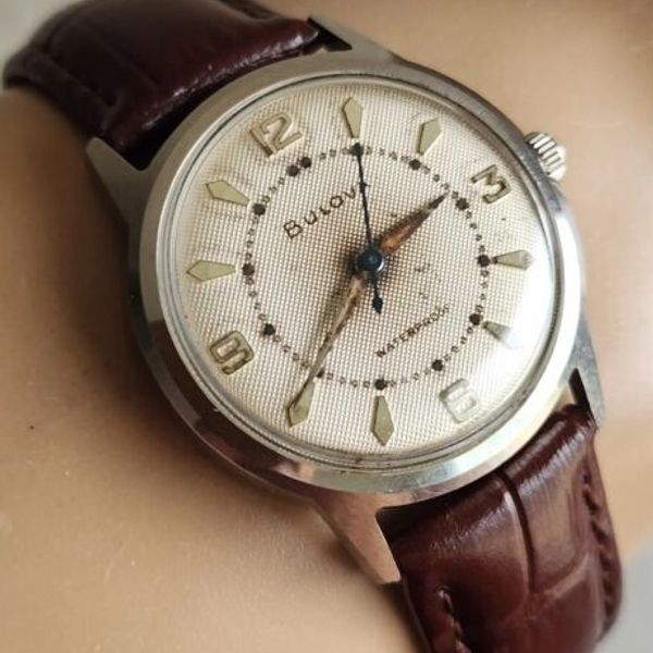 Vintage BULOVA men's manual winding watch Cal.11AFC 17Jewels 1960 ...