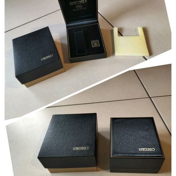 80s SEIKO QUARTZ VINTAGE WATCH BOX UHRENBOX SCATOLA CHRONOGRAPH 7a28 ...