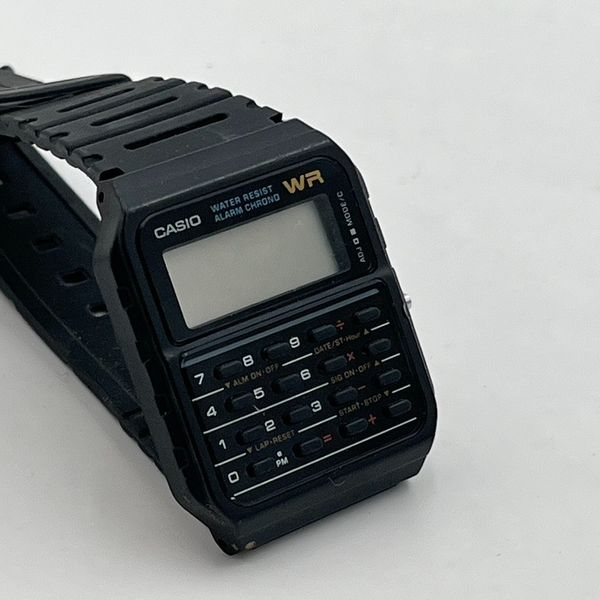 Vintage Casio WR 80's Watch Calculator CA-53W w/Original Band Needs ...
