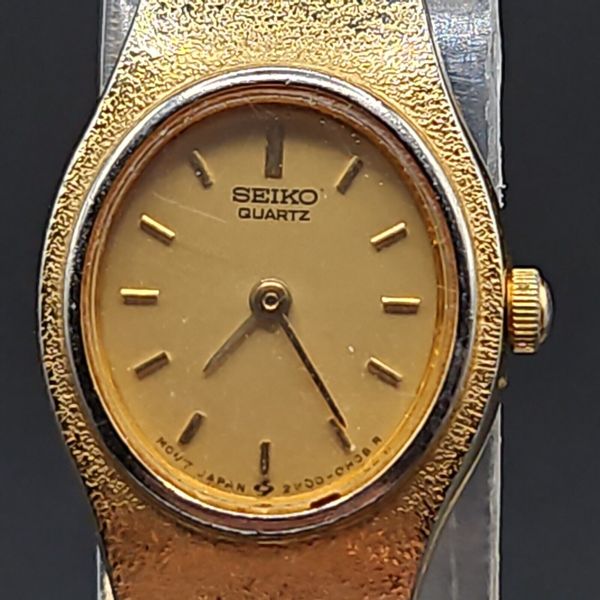 Seiko Ladies Wrist Watch Goldtone Quartz Japan Movement 2y00-5e29 Vintage | WatchCharts Marketplace