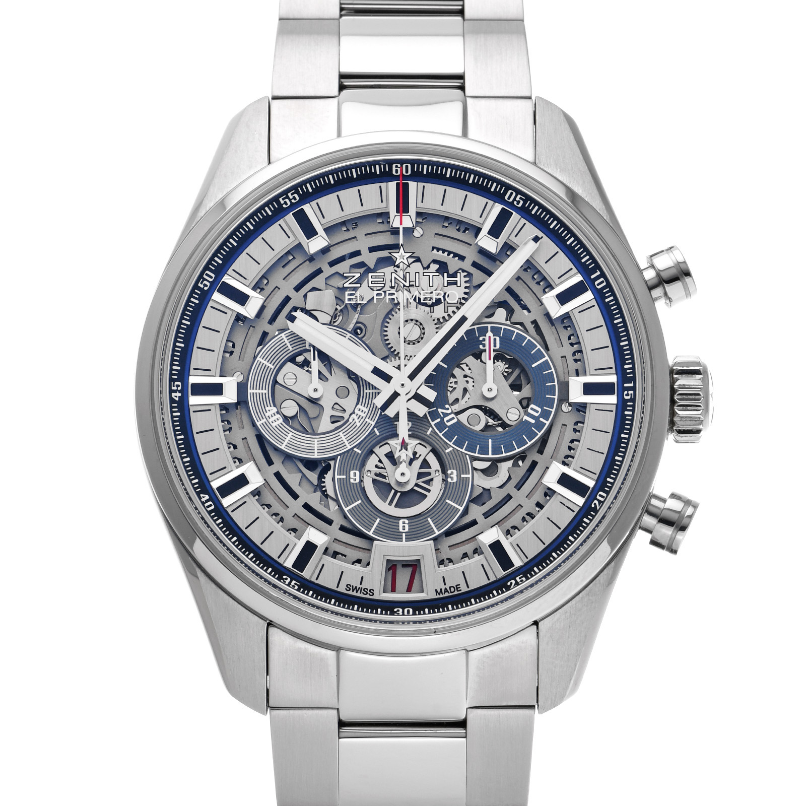 Zenith El Primero Chronomaster Full Open 42 Stainless Steel (03.2081. ...