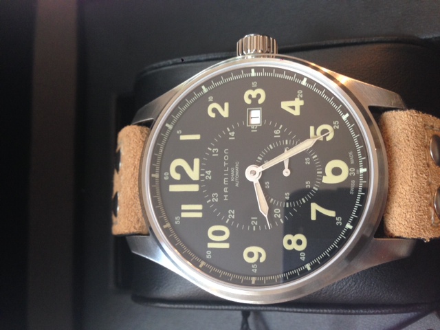 Withdrawn: Hamilton Khaki Officer's field watch (automatic) H70655733 ...