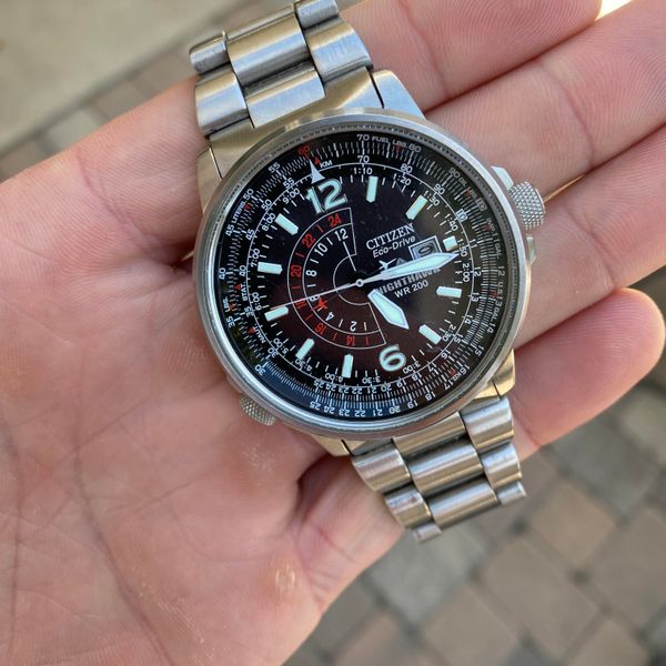 [WTS] Citizen Nighthawk Eco-Drive | WatchCharts Marketplace