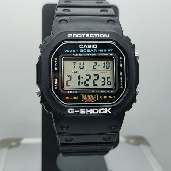 Vintage Casio G Shock DW-5600C-1 SCREWBACK 901 Mod (1991) Men Watch ...
