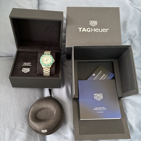 Tag Heuer Watch Formula 1 Solargraph F1 Silverstone 38MM Limited ...