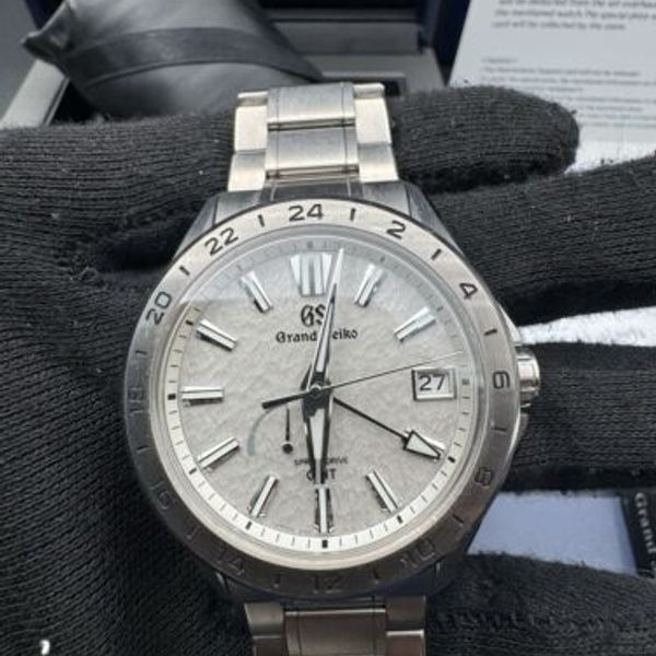 2023 GRAND SEIKO EVOLUTION 9 GMT SPRING DRIVE TITANIUM SBGE285 WATCH FULL SET | WatchCharts ...