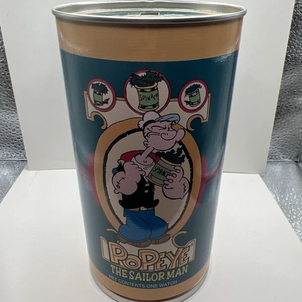 1994 POPEYE FOSSIL WATCH #1 LIMITED EDITION (NEW IN BOX with COA ...