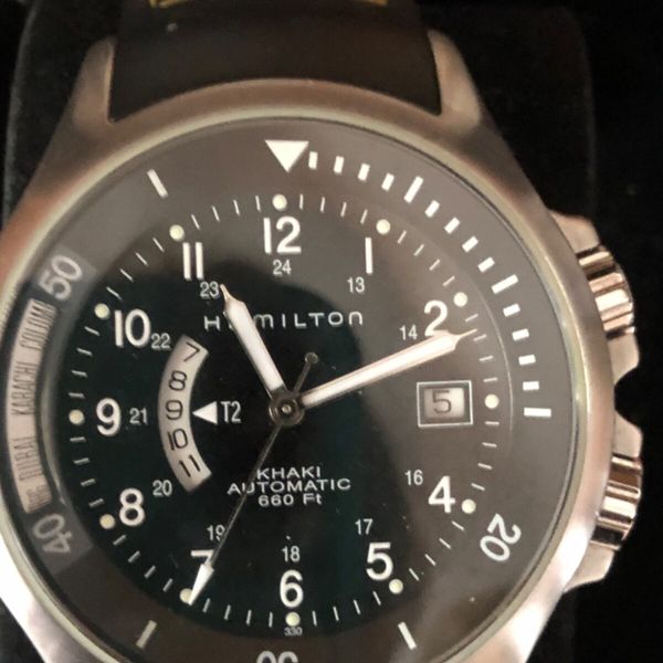 Hamilton Khaki Navy GMT Menâ s Watch | WatchCharts Marketplace