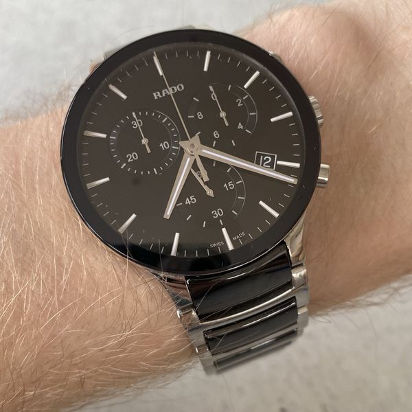 Rado Centrix Chronograph 543.0130.3 Ceramic Date R30130152 Watch - Full ...