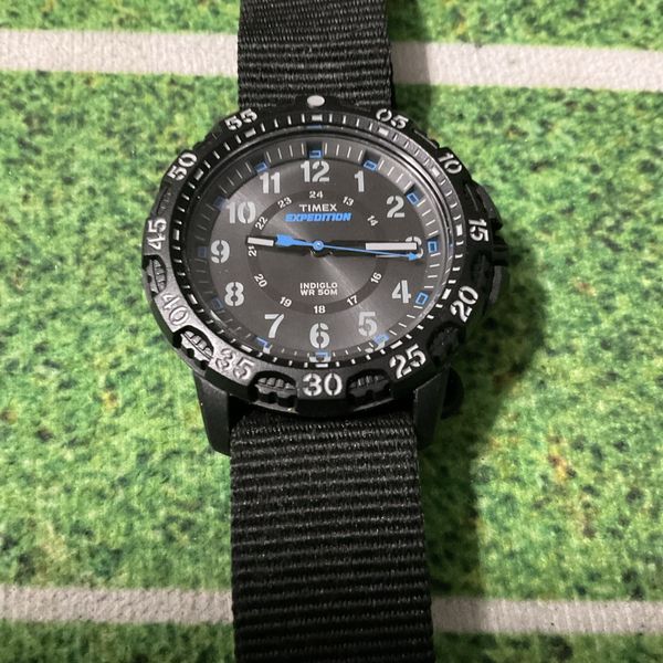 Timex Expedition Watch - Keeps Perfect Time Black/Blue TW4B03500 ...