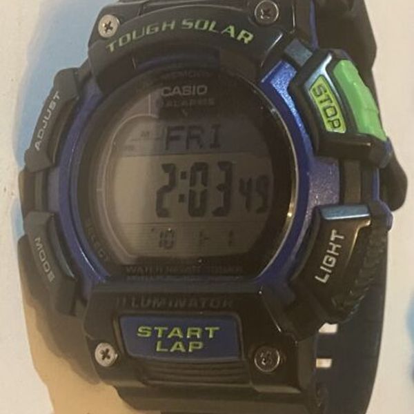 casio g-shock tough solar men's watch Runs 3441 STL-S110H | WatchCharts ...
