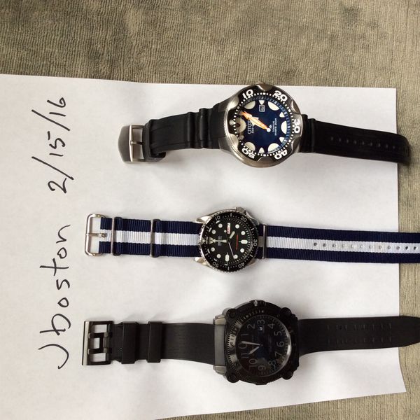 FSOT: Hamilton "Martian", Seiko SKX007, Citizen Orca. | WatchCharts ...
