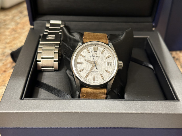 FS: Grand Seiko White Birch, SLGA009. Complete with additional Delugs ...