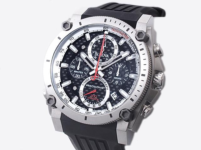 Fujiya Free Shipping Bulova BULOVA Precisionist 98B172 Chronograph Men ...