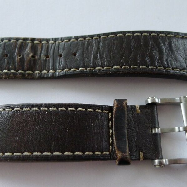 100% GENUINE BALL OFFICIAL STANDARD LEATHER STRAP & BUCKLE 21mm Ref ...
