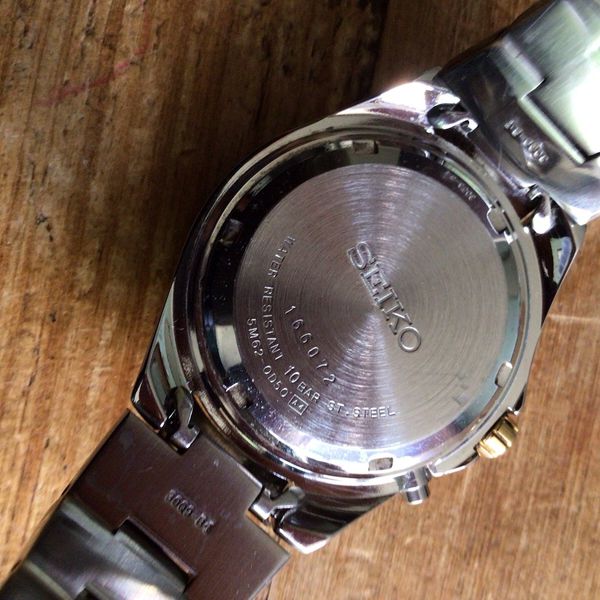 Seiko Kinetic Circa 2002 5M62-OD50 -pre-owned VG condition ...