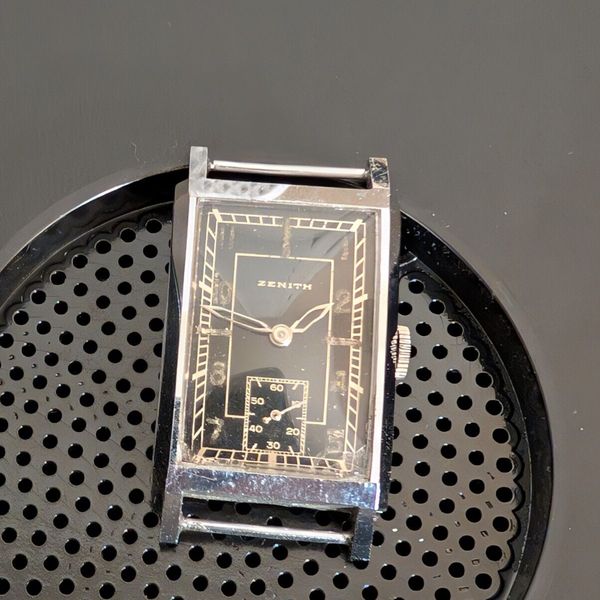 Vintage Zenith 1940s Tank Manual Watch. Military Style. | WatchCharts ...