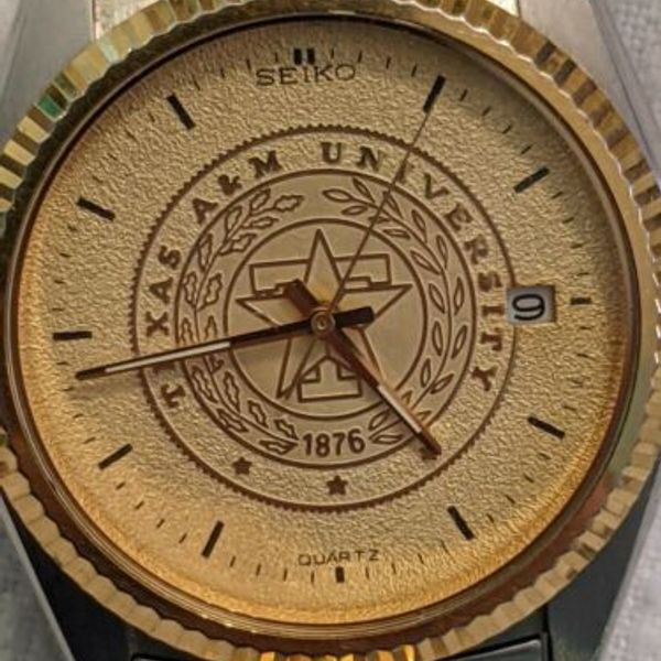 Texas A & M Seiko watch vintage 5Y23-8A69 | WatchCharts Marketplace