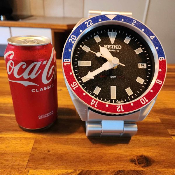Large Seiko Divers Watch Display Pepsi | WatchCharts Marketplace