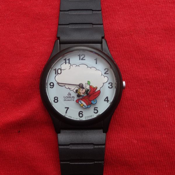 Vintage LORUS (By Seiko) Disney "Mickey Mouse Aviator" Watch ...
