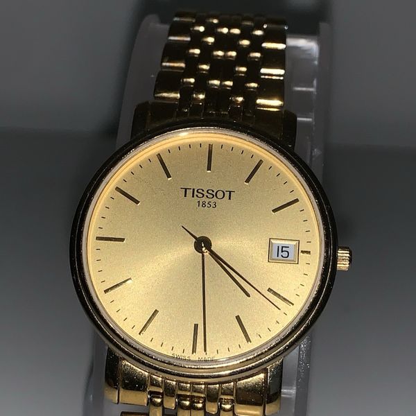 Tissot Gold Plated Men's Quartz Watch T870/970 | WatchCharts Marketplace