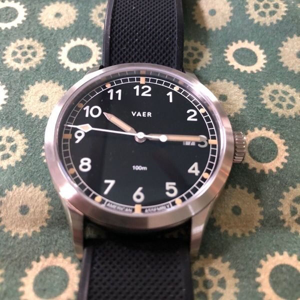 Vaer C5 Heritage Black 40mm USA Quartz | WatchCharts Marketplace