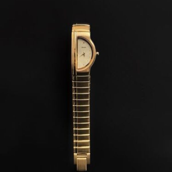 Seiko Half Moon Watch Vintage Gold Rare Limited 1N00-6F50 | WatchCharts ...