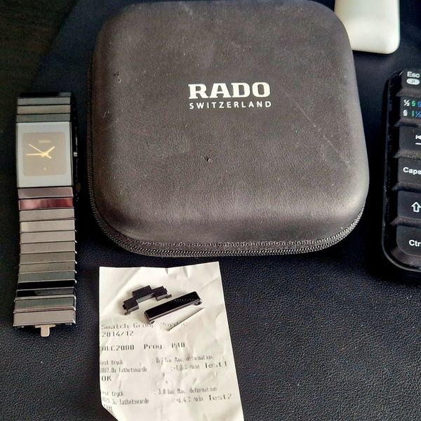Rado Diastar Quartz Watch Black Dial Rectangle | WatchCharts Marketplace
