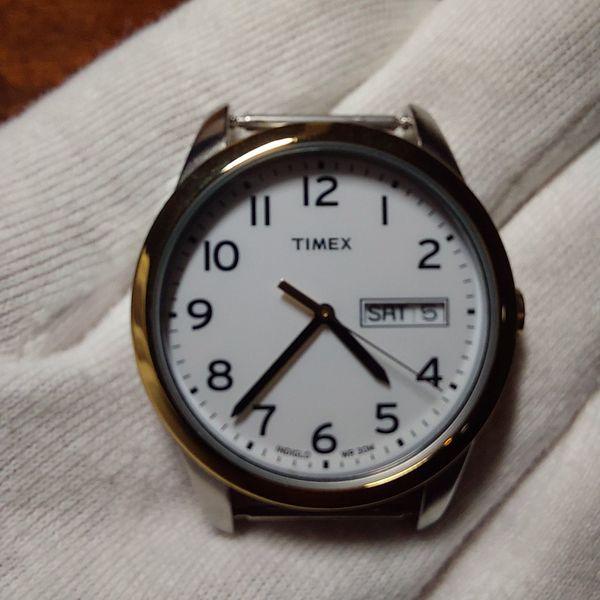 TIMEX Day-Date Indiglo White Dial Field Watch | WatchCharts
