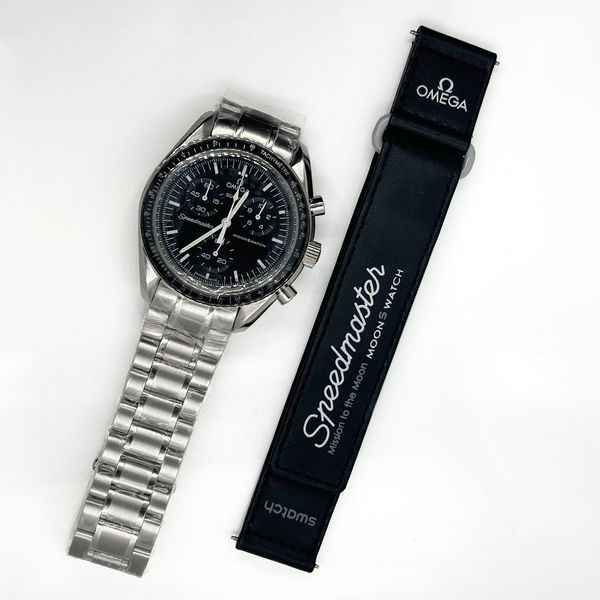 Stainless Steel Case - Omega x Swatch MoonSwatch MOD - Mission To The ...