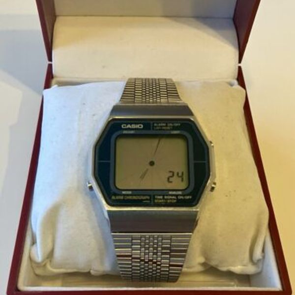 Casio A202 [103] Vintage Digital Watch Blue Thunder 1980â s ...