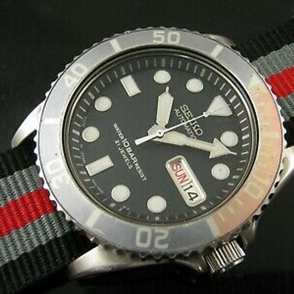SEIKO ' SUBMARINER ' 7S26-0040 SKX033 Ghost Insert Bezel Rare ...