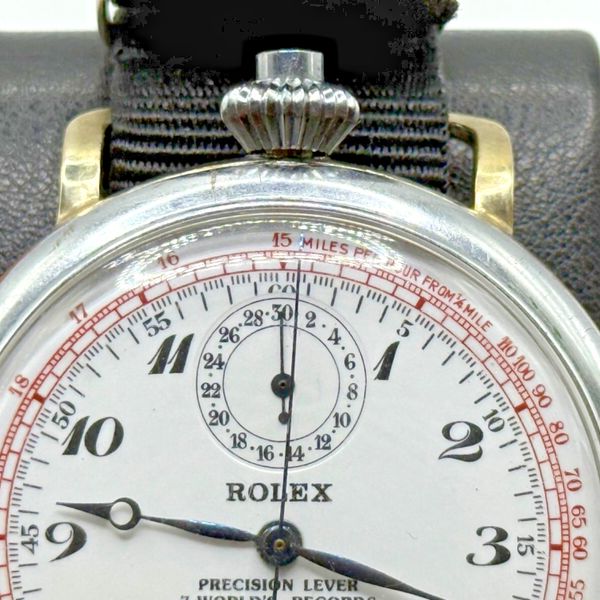 VERY RARE GENTS 1920'S ROLEX SINGLE PUSHER CHRONOGRAPH WATCH, FULLY ...