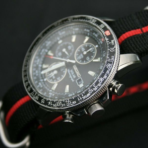 Seiko Flighmaster Solar Chronograph SSC009 | WatchCharts