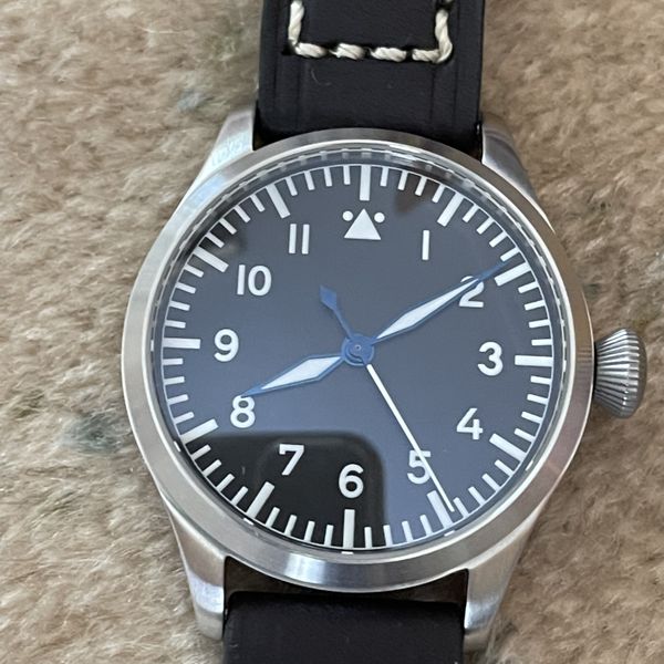 FS - Tisell Type-A 40mm Pilot Watch & unused OEM strap | WatchCharts ...