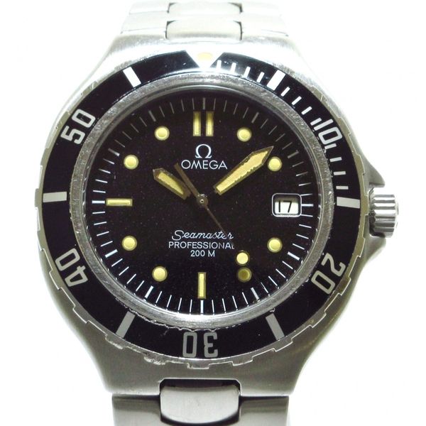 [New] [Used] OMEGA Seamaster Professional 200 Watch SS Black ...