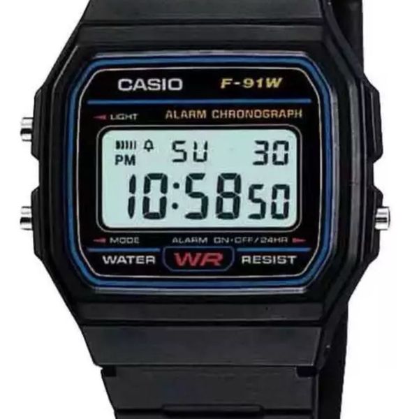 Casio Watch Vintage Retro Watch Original F-91W-1 F91 F91W F-91 Unisex ...
