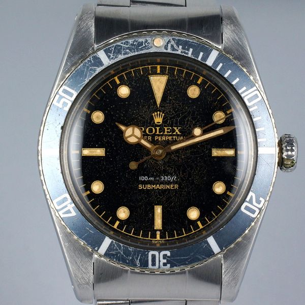 FS: 1958 Rolex Submariner Ref: 5508 Exclamation Dial | WatchCharts