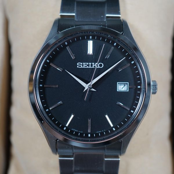 [WTS] Seiko Selection SBPX147 V157 Black Dial Solar Quartz Watch - $150 ...